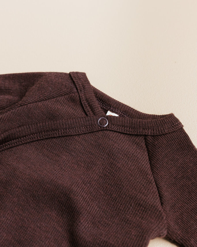 Unaduna Wrap around body tiny rib wool - kladdkaka: comfy! - Unaduna