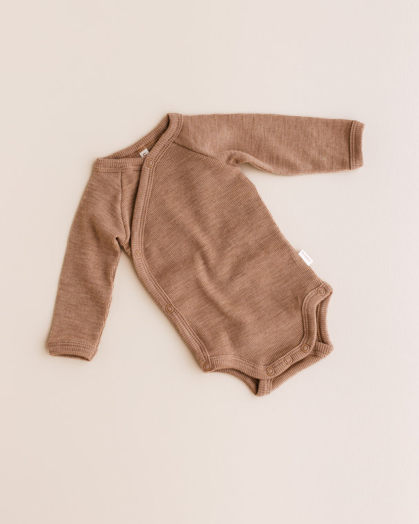 Unaduna Wrap around body tiny rib wool - semla: comfy! - Unaduna