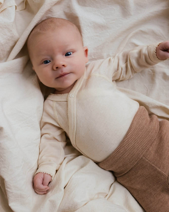 Unaduna Wrap around body pointelle - munkki: warm and soft! - Unaduna