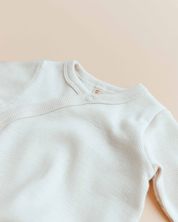 Unaduna Wrap around body tiny rib wool - light mazarin | Ziloen - Unaduna