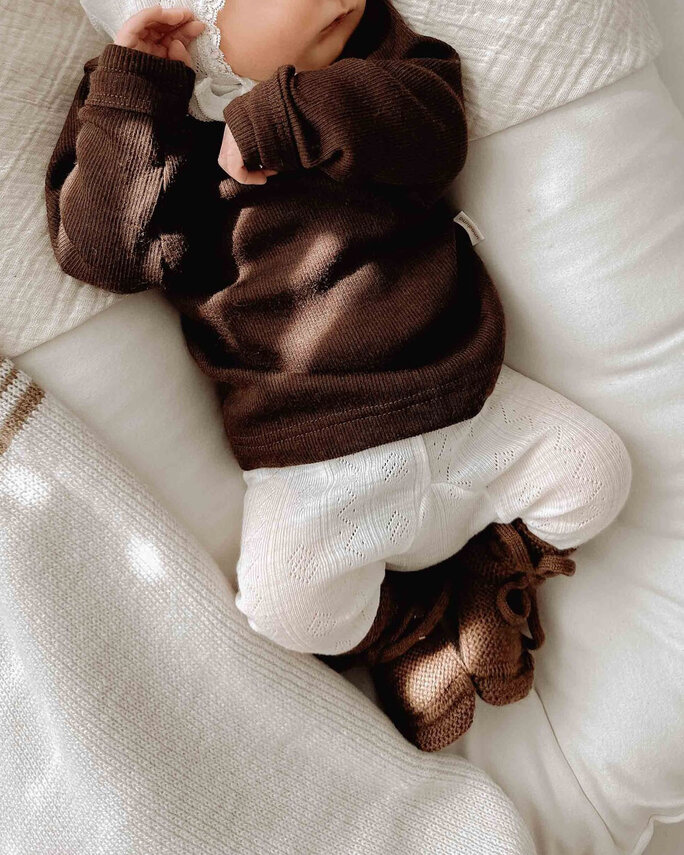 Unaduna Baby shirt tiny rib wool - kladdkaka: soft and cute! | Ziloen ...