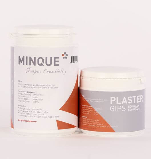 Gips voor het maken van gedetailleerde afdrukken in hoge kwaliteit