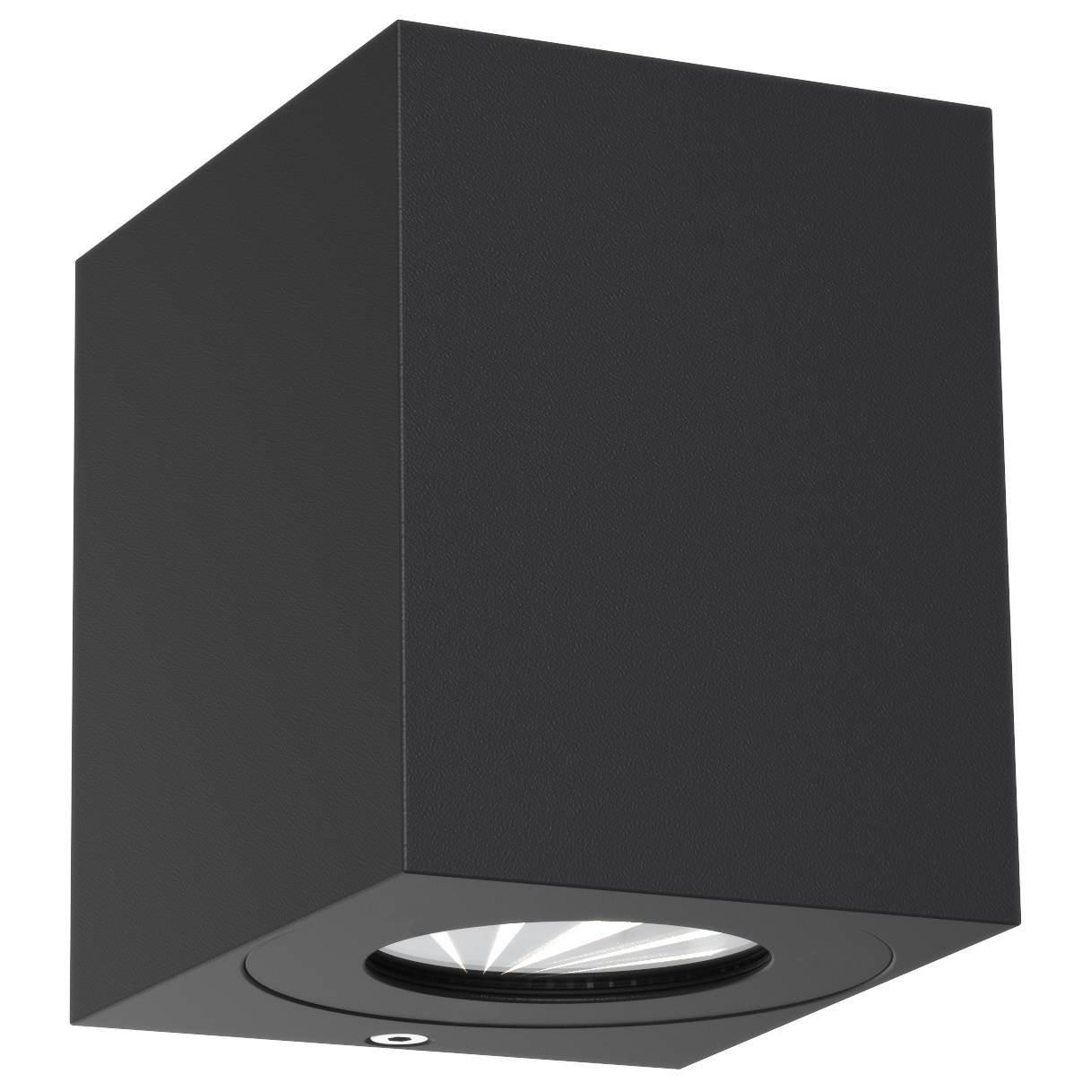 Applique Murale Noire - Deux Faces - LED intégrée - IP44 - Canto Kubi ...