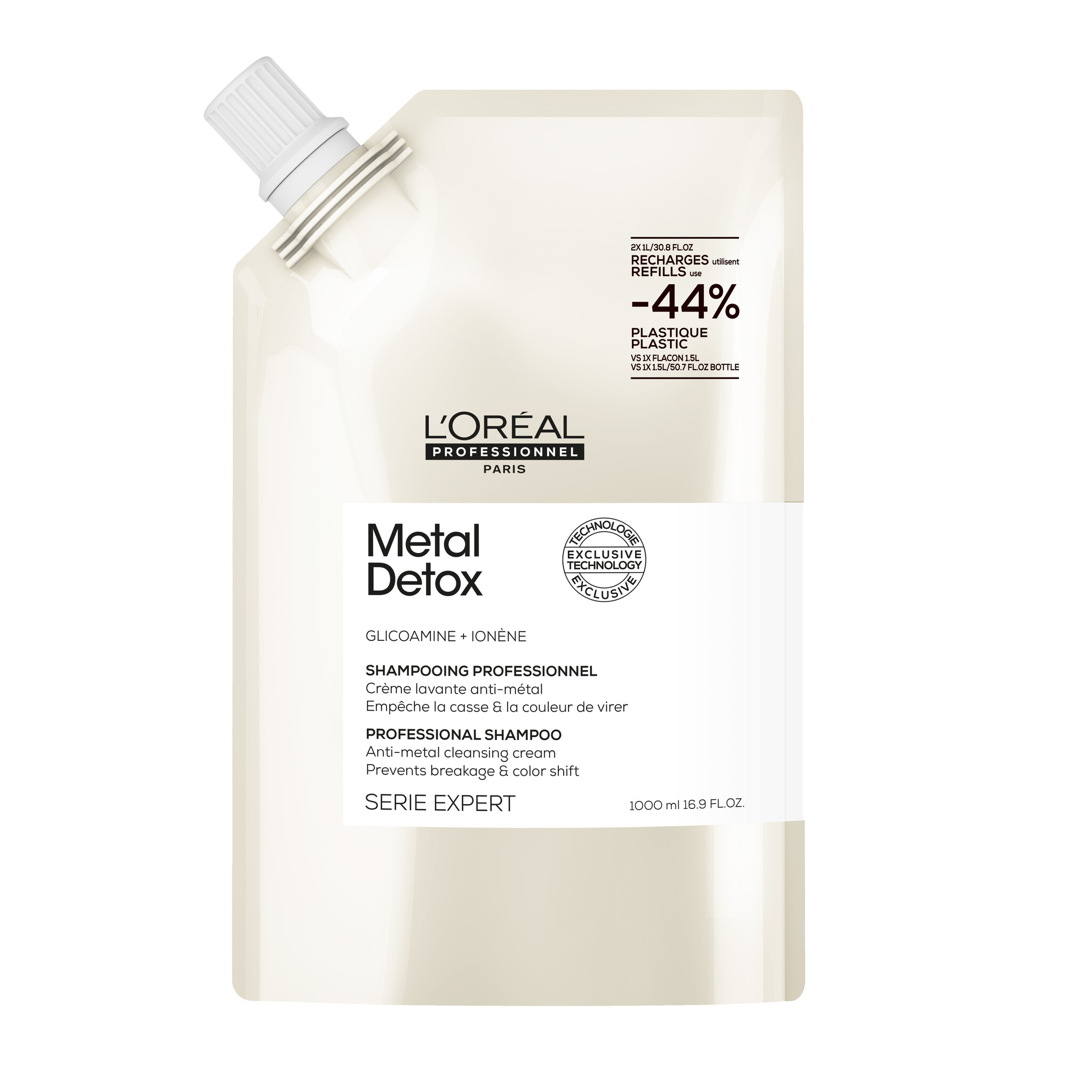 L'Oréal Série Expert Metal Detox Shampoo 1000 ml Refill - HaNaBe