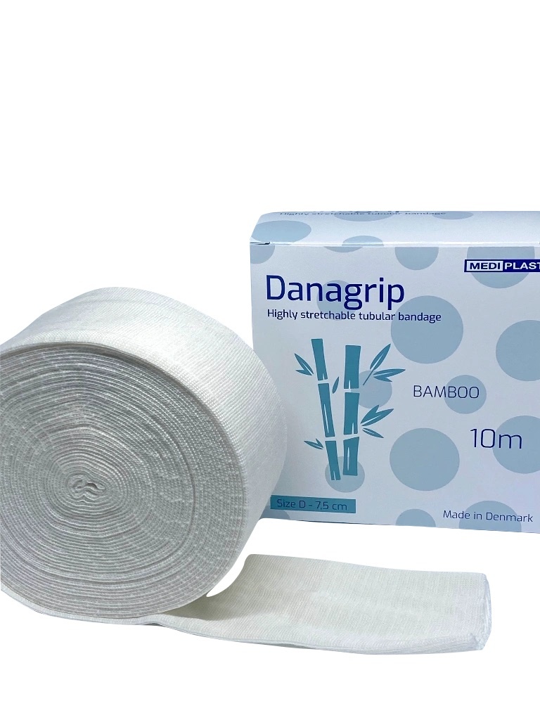 Danagrip Tubular Bamboo Bandage for Compression 7,5cm x 10m - Legs