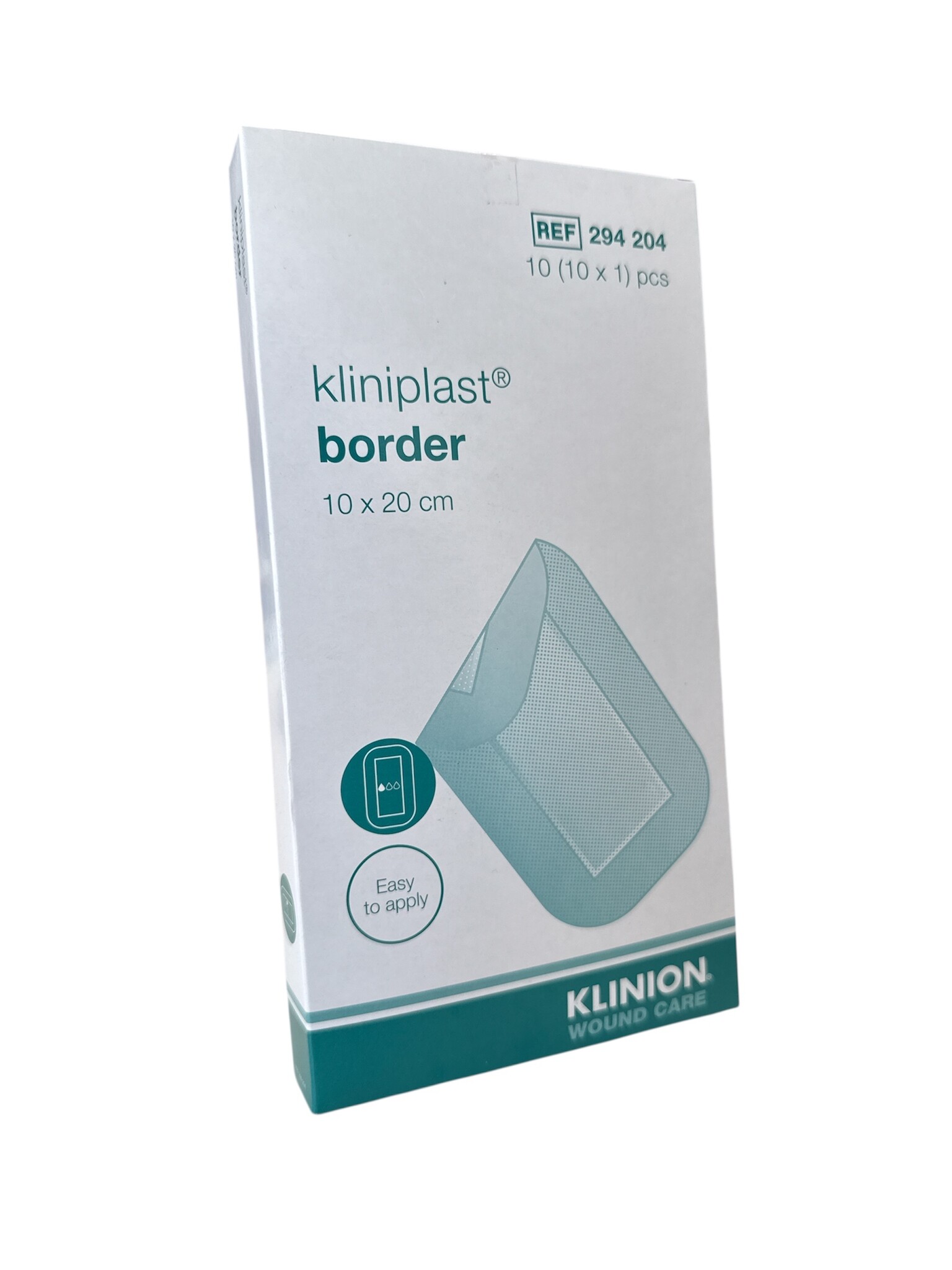 Klinion Kliniplast Nonwoven Border eilandpleister 10 x 20 - EVMA-Care