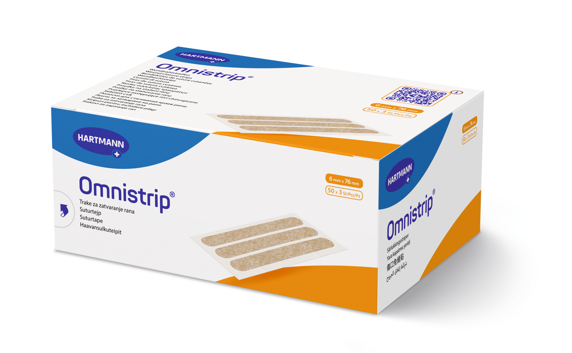 Omnistrip® – Adhesive Skin Closures (Steri-Strips) 6 mm x 101 mm – 500