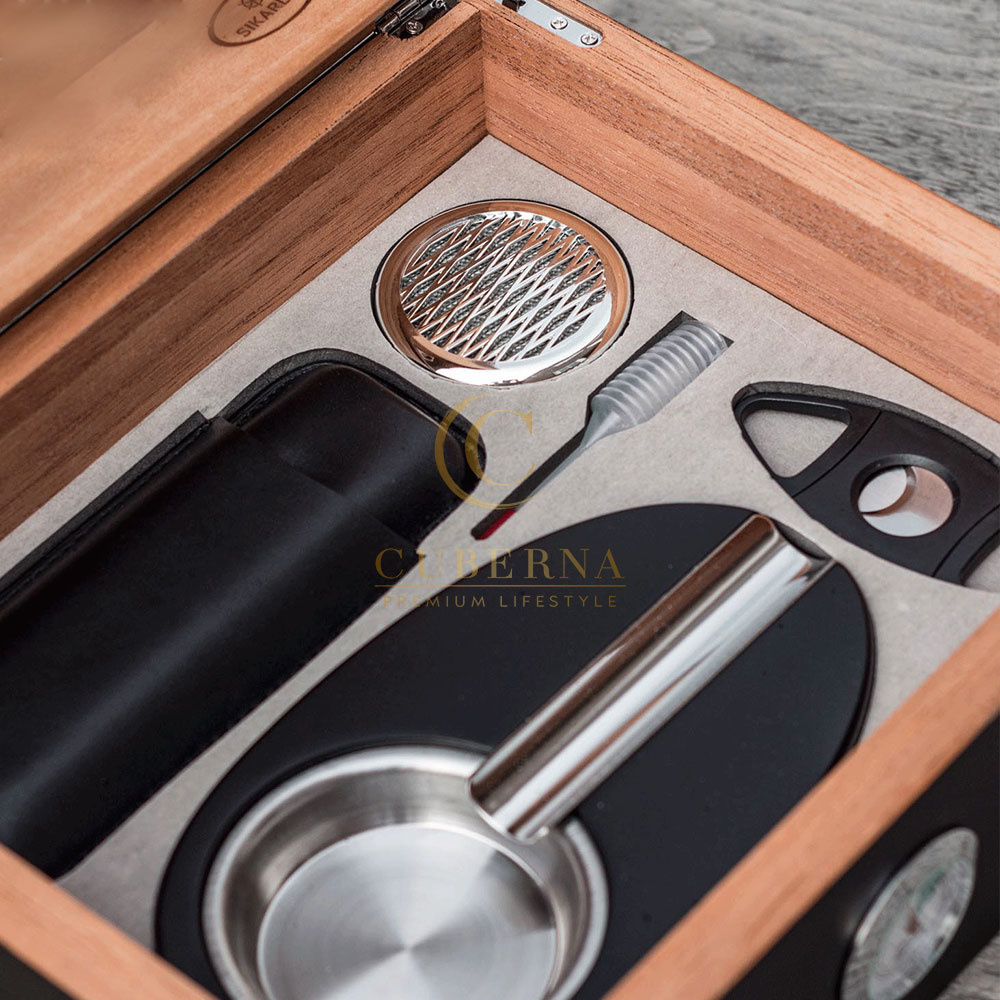 Humidor Set Nero - Cuberna.de