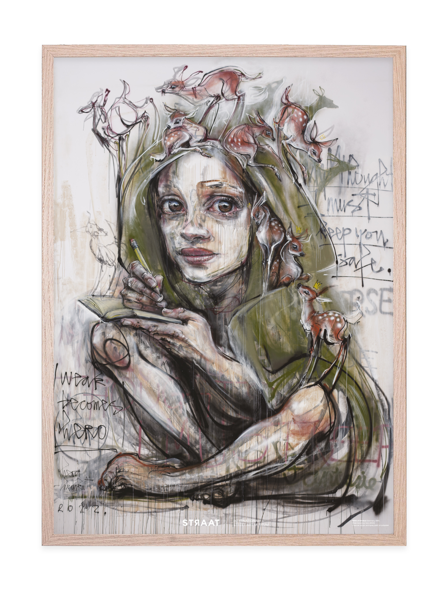 HERA of Herakut - Weak Becomes Hero - STRAAT Museum Shop