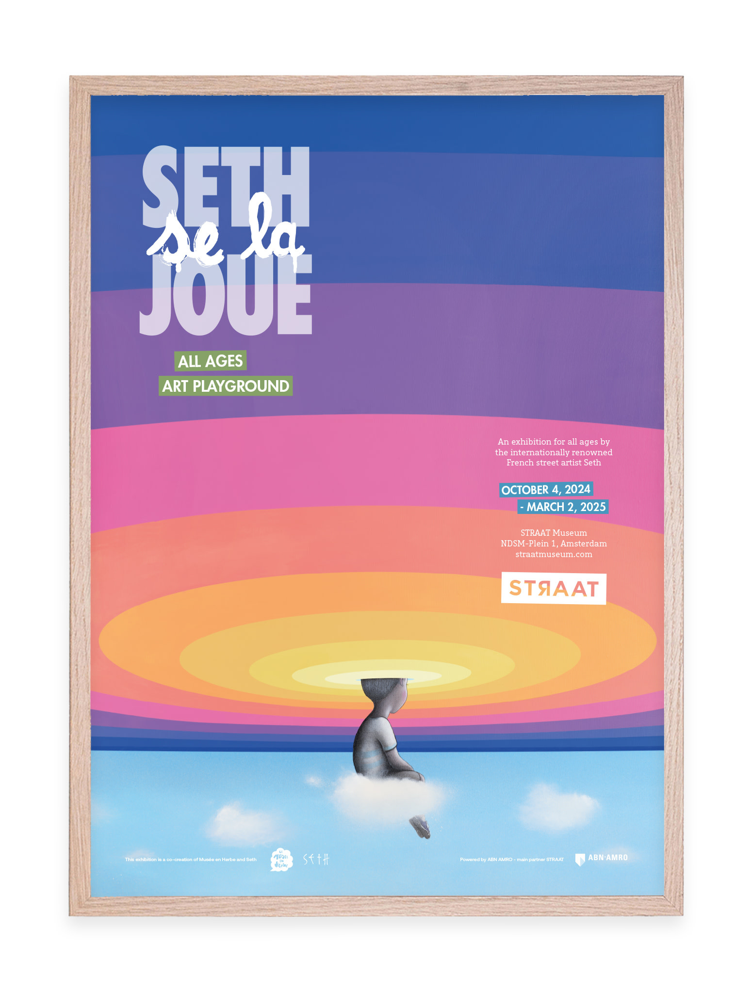 Seth x STRAAT Exhibition Poster: Above the Clouds - STRAAT Museum Shop