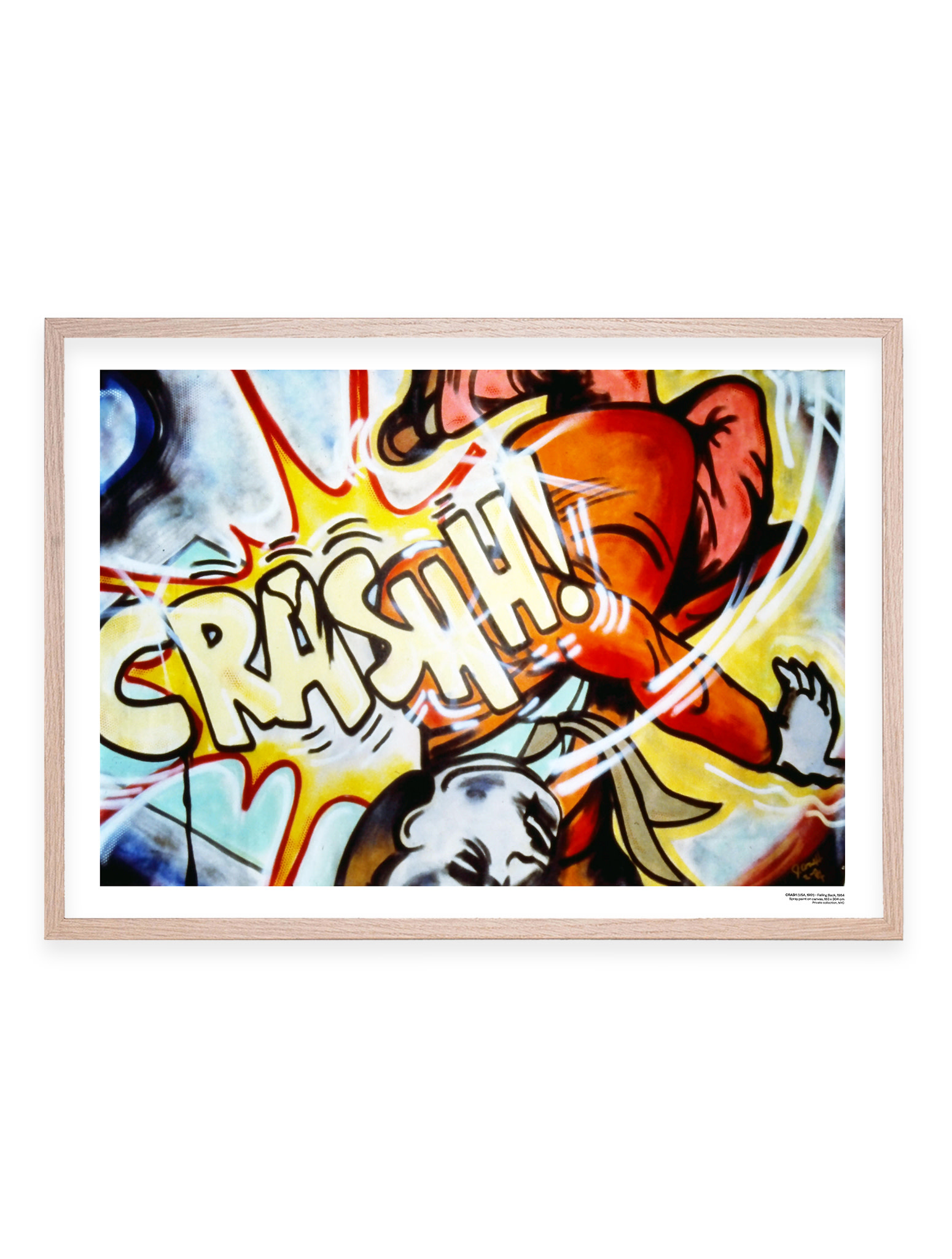 CRASH - Poster: Falling Back, 1984 (2025) - STRAAT Museum Shop