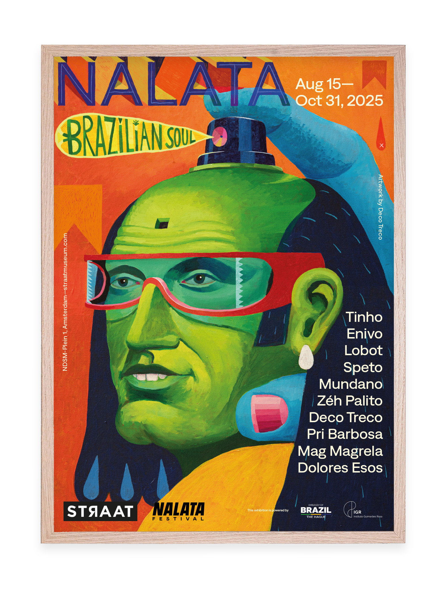NALATA x STRAAT - Brazilian Soul exhibition poster - STRAAT Museum Shop