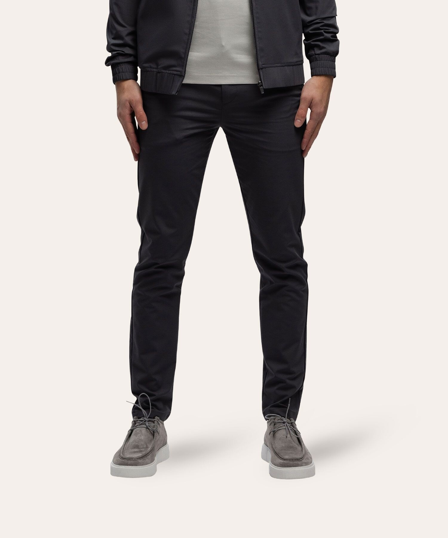 Triad'oro Tracksuit Pantalon Elastical Waistband SS25 Anthracite - Luna