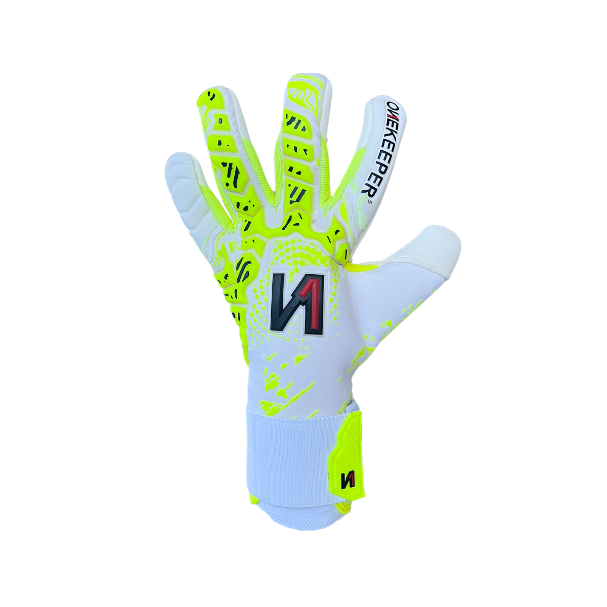 ONEKEEPER Iconic Fluo Geel keepershandschoenen | Strapless | Slim fit ...