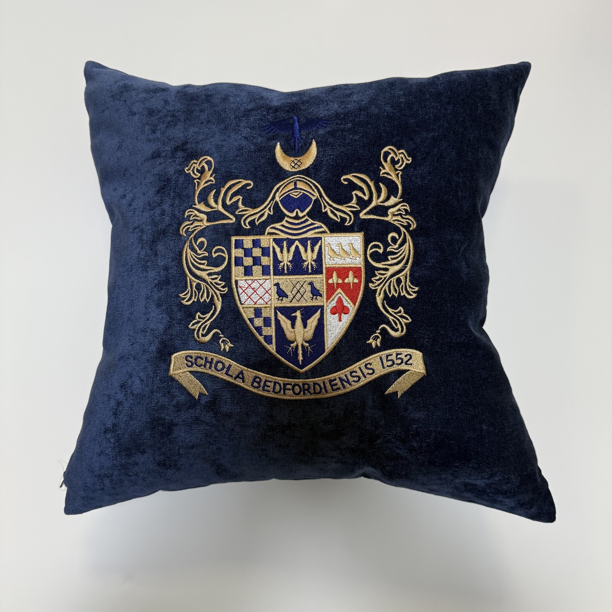Bedford School Traditional Crest Cushion - No Limitz