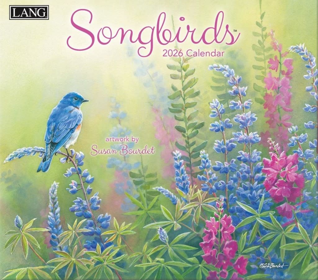 LANG 2026 LANG Calender Songbirds - Home Sweet Home