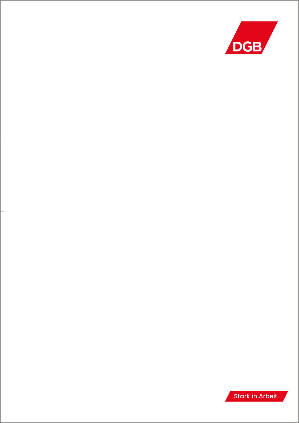 DGB Rautenpapier mit Claim - DGB-Shop
