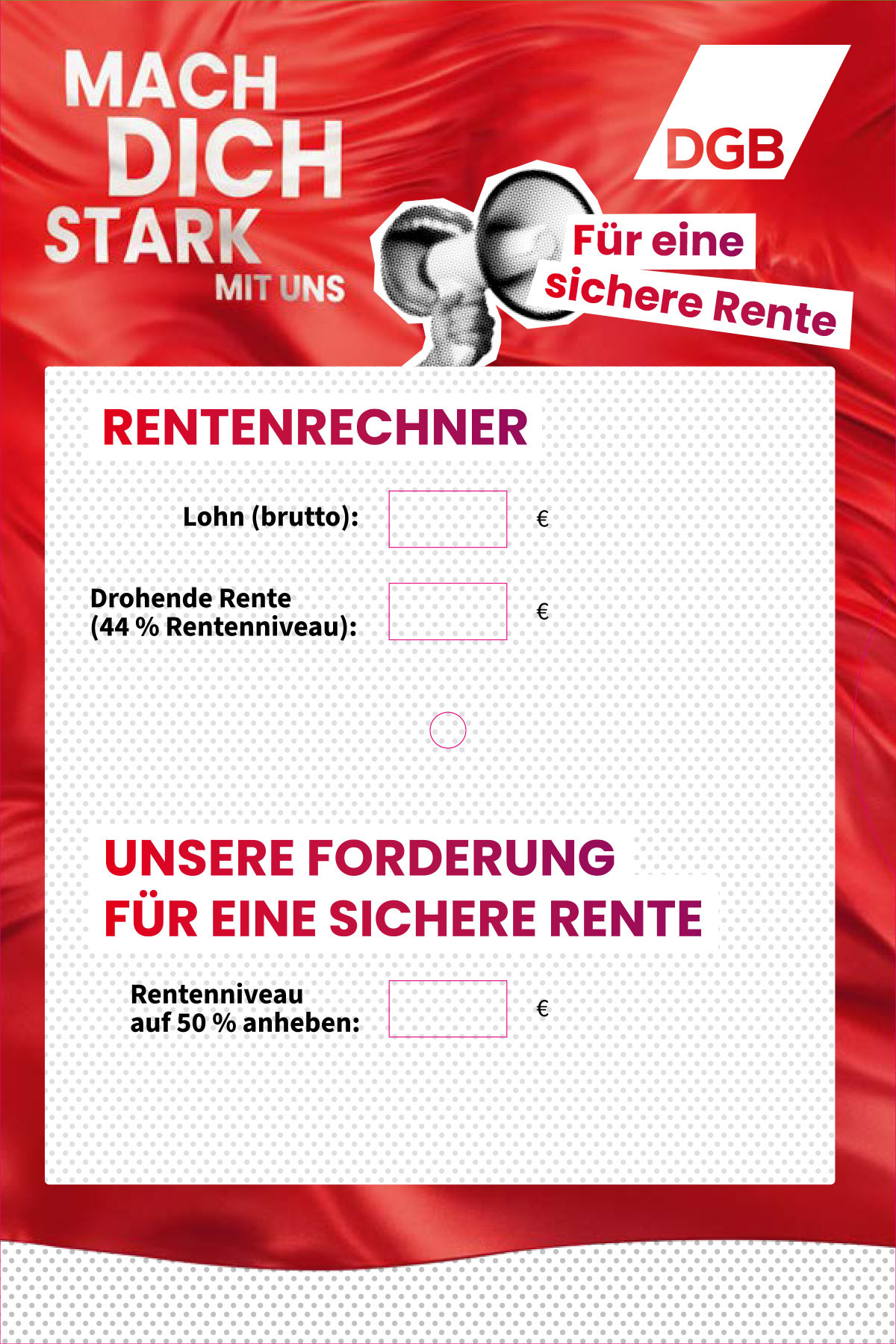 Renten-Rechner - DGB-Shop