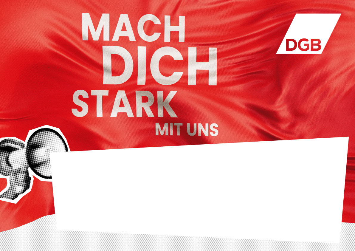 Plakat: Mach dich stark… (Freifeld) - DGB-Shop