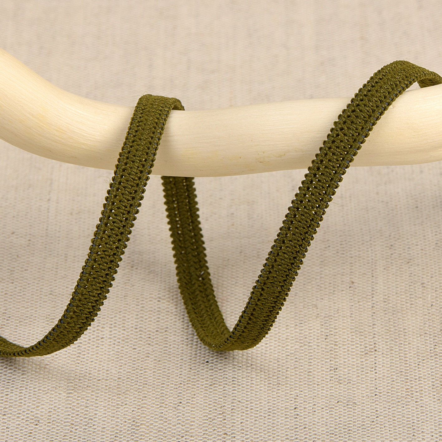 Elastiek - 5 mm - Kaki - HET MOTIEF - stoffenhuis