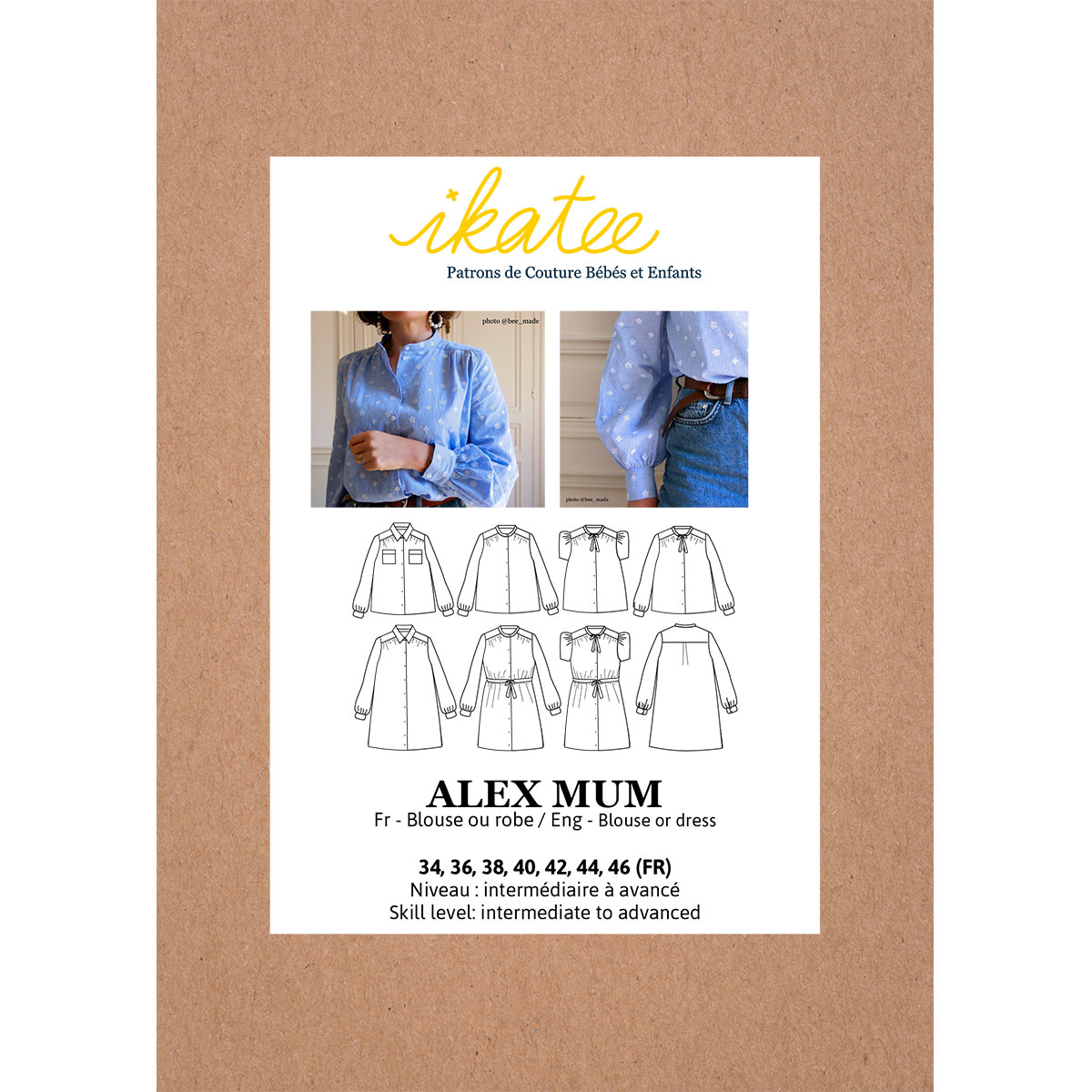Alex Mum - Blouse/Jurk - HET MOTIEF - stoffenhuis