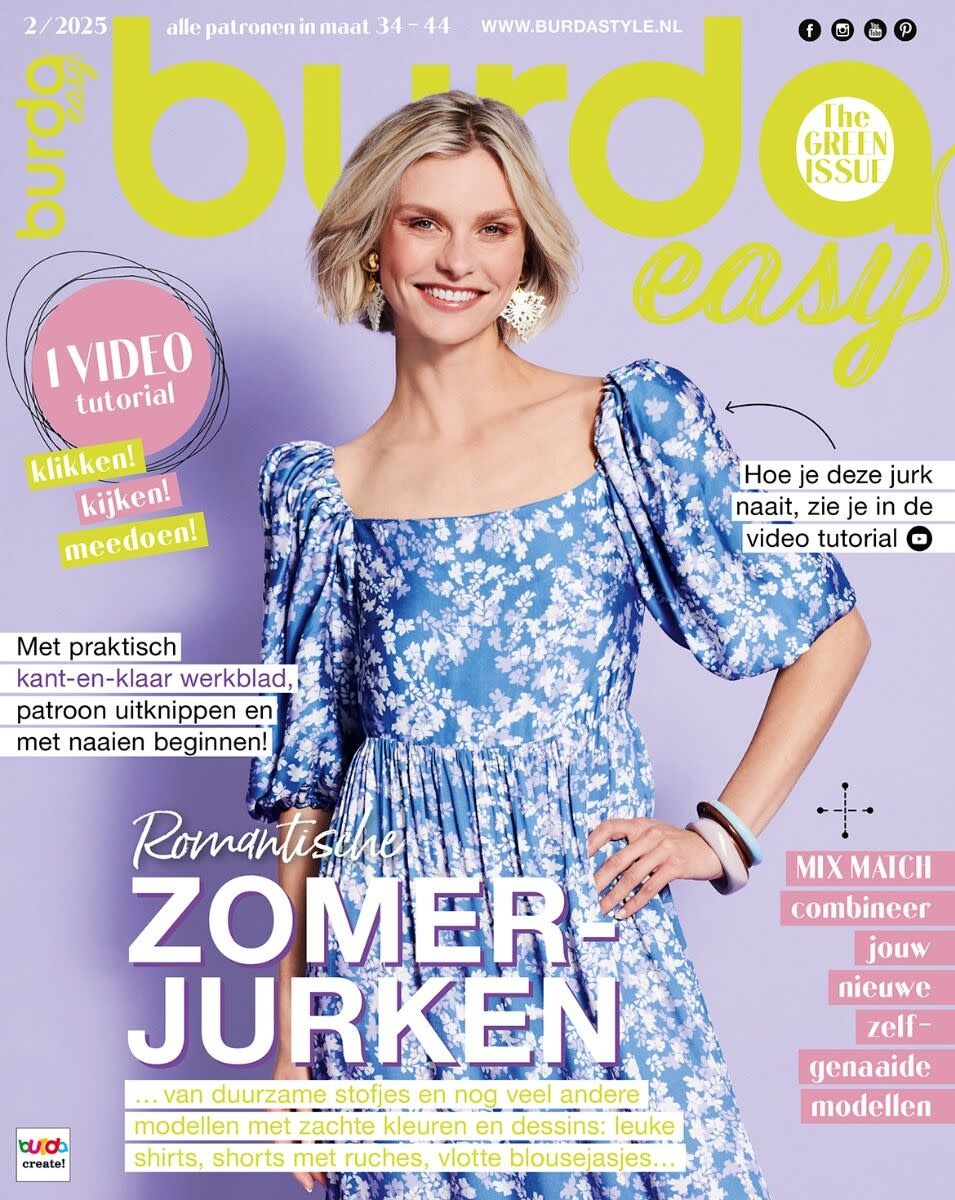 Burda Easy - 2/2025 - HET MOTIEF - stoffenhuis