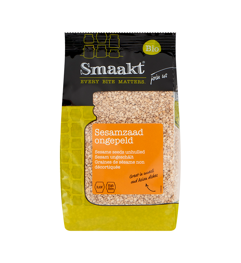 Smaakt Sesamzaad ongepeld - Foodshop.bio