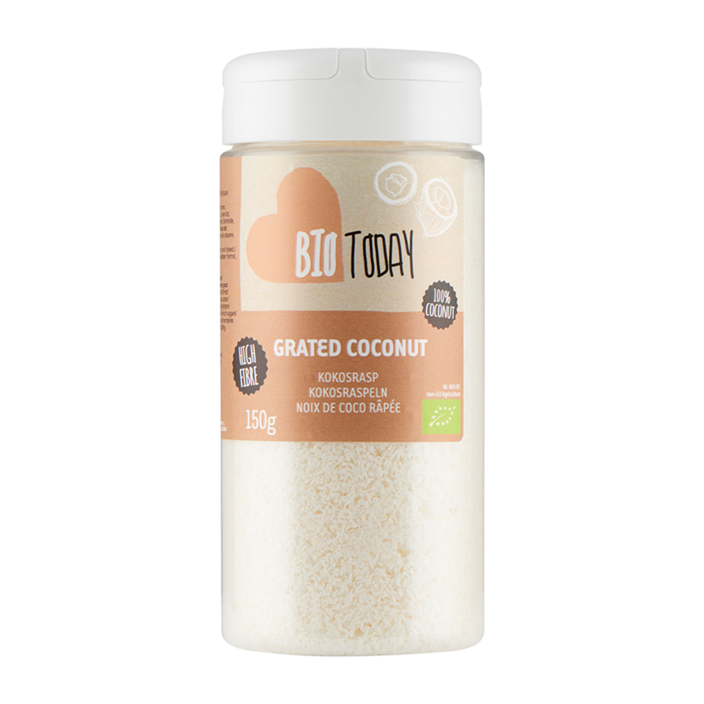 BioToday Grated Coconut - Foodshop.bio – Biologische supermarkt – de ...