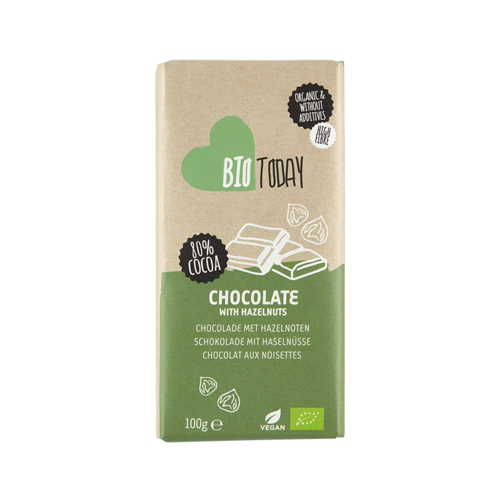 Chocolate with hazelnuts - Organic - Foodshop.bio – Biologische ...