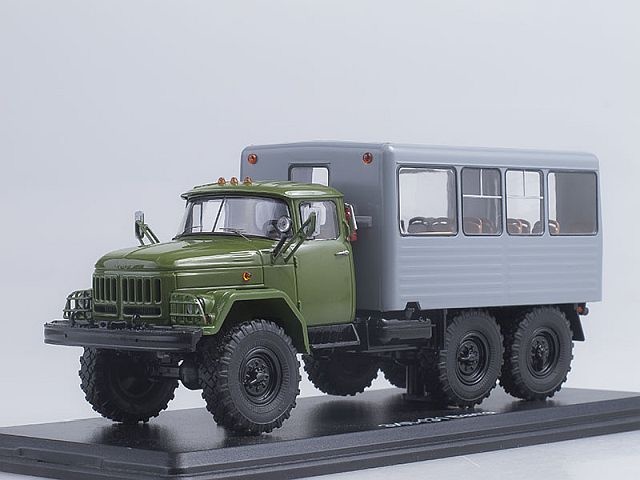 Art-Toys - BUS TRUCK ZiL-131(khaki/grey)