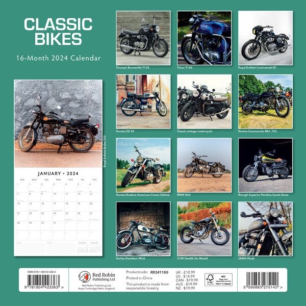 Art-Toys - Calendar Classic Bikes(2024)