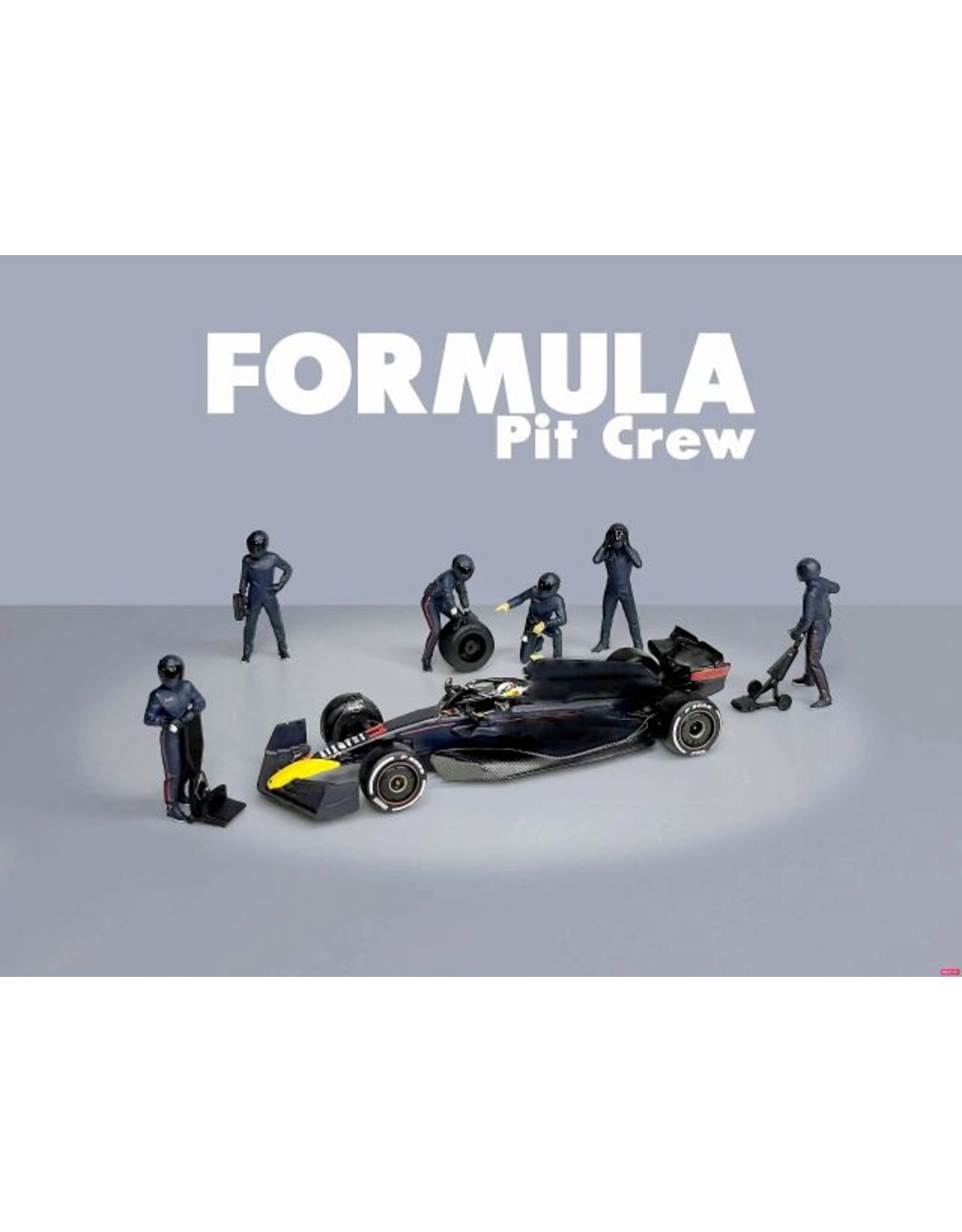 Art-Toys - Formule Pit crew Figures-Team blue(6 figures)