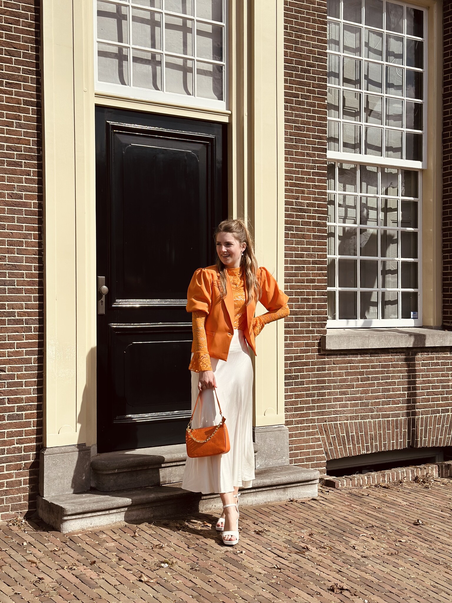 joseann blazer orange - Lady's only