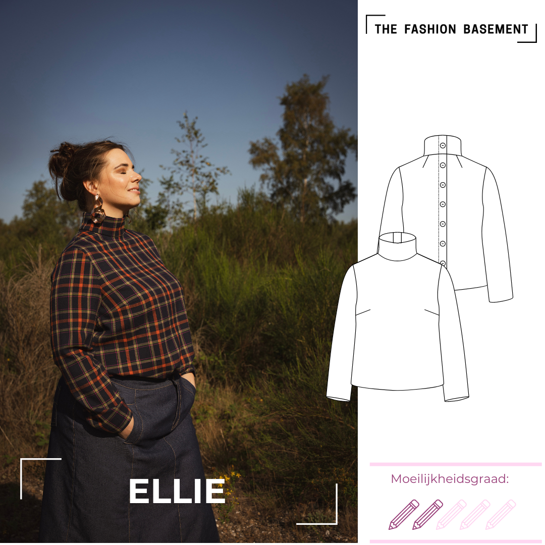 The Fashion Basement - Modelpatroon Ellie blouse - Toverstof