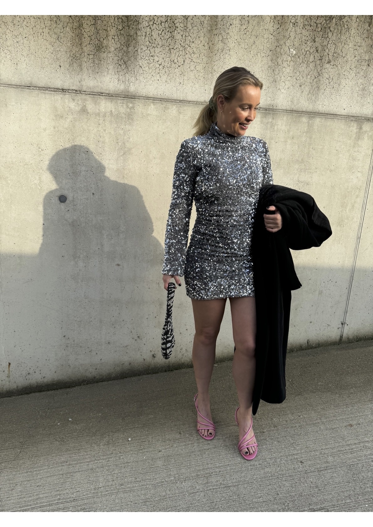 Shimmer Dress Silver - Joséphine BVBA