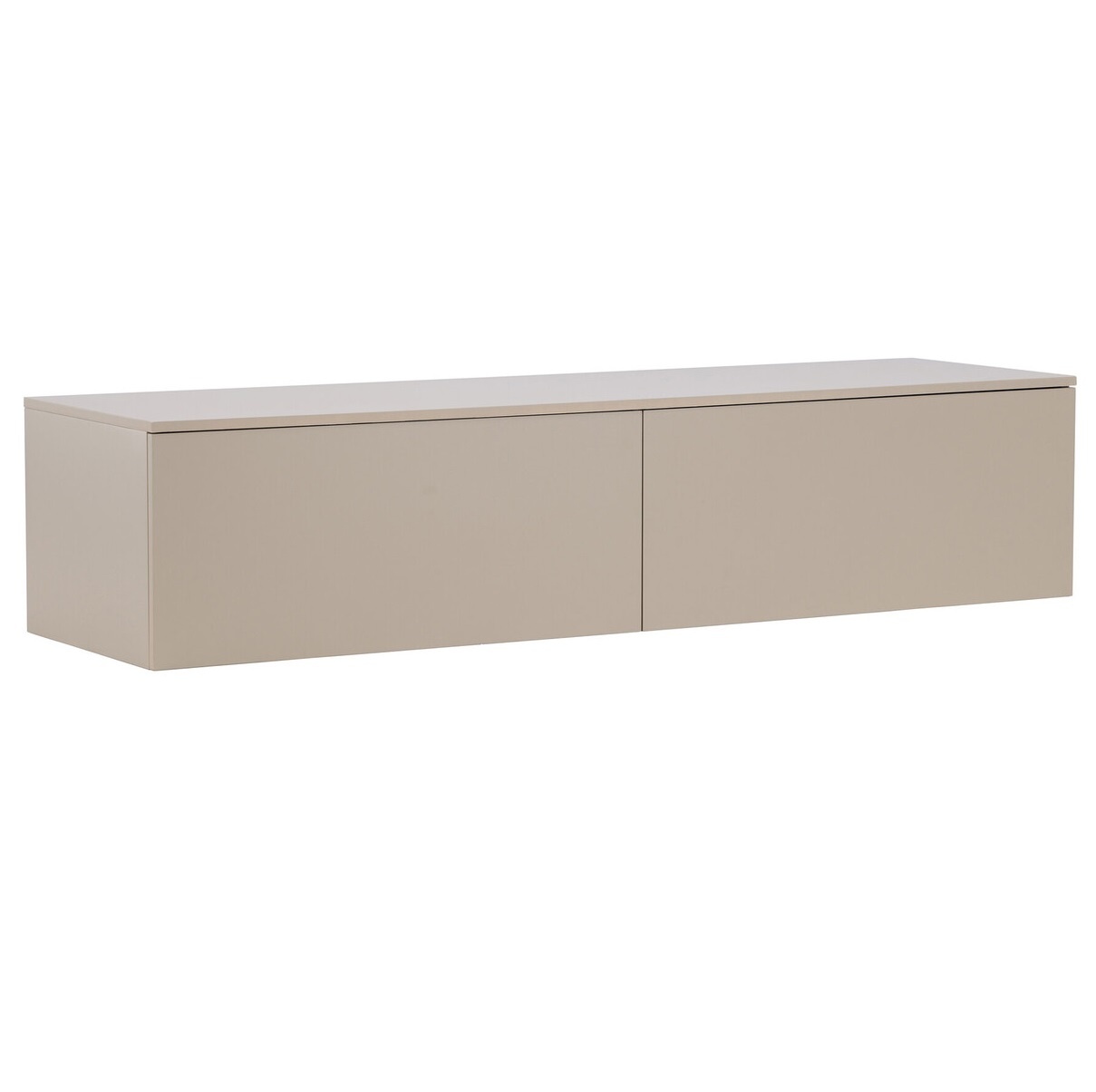 Lowboard Frihamn Beige – 160 cm, 2 Schubladen, MDF - Möbel Hedistone