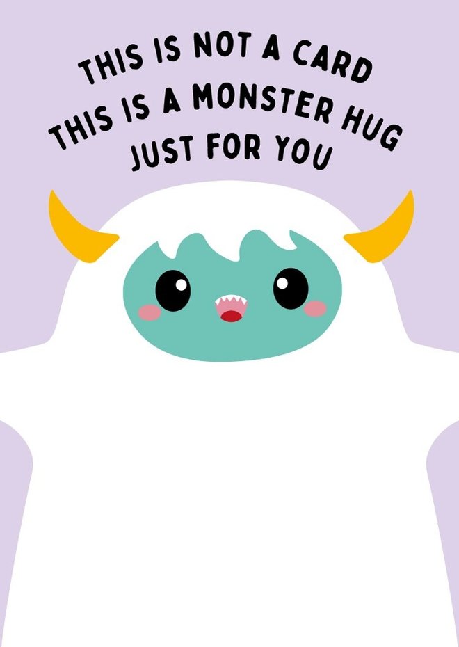 Card Monster Hug | Kdooh - Kdooh