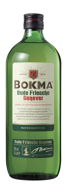 Bokma Oude Friesche Graan Genever Rond 100 cl. - Slijterij De Kabouter