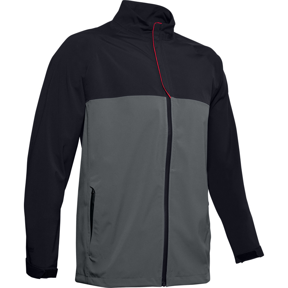 Elements Rain Jacket-Black / Pitch Gray / Pitch Gray - Golfsport-store.com