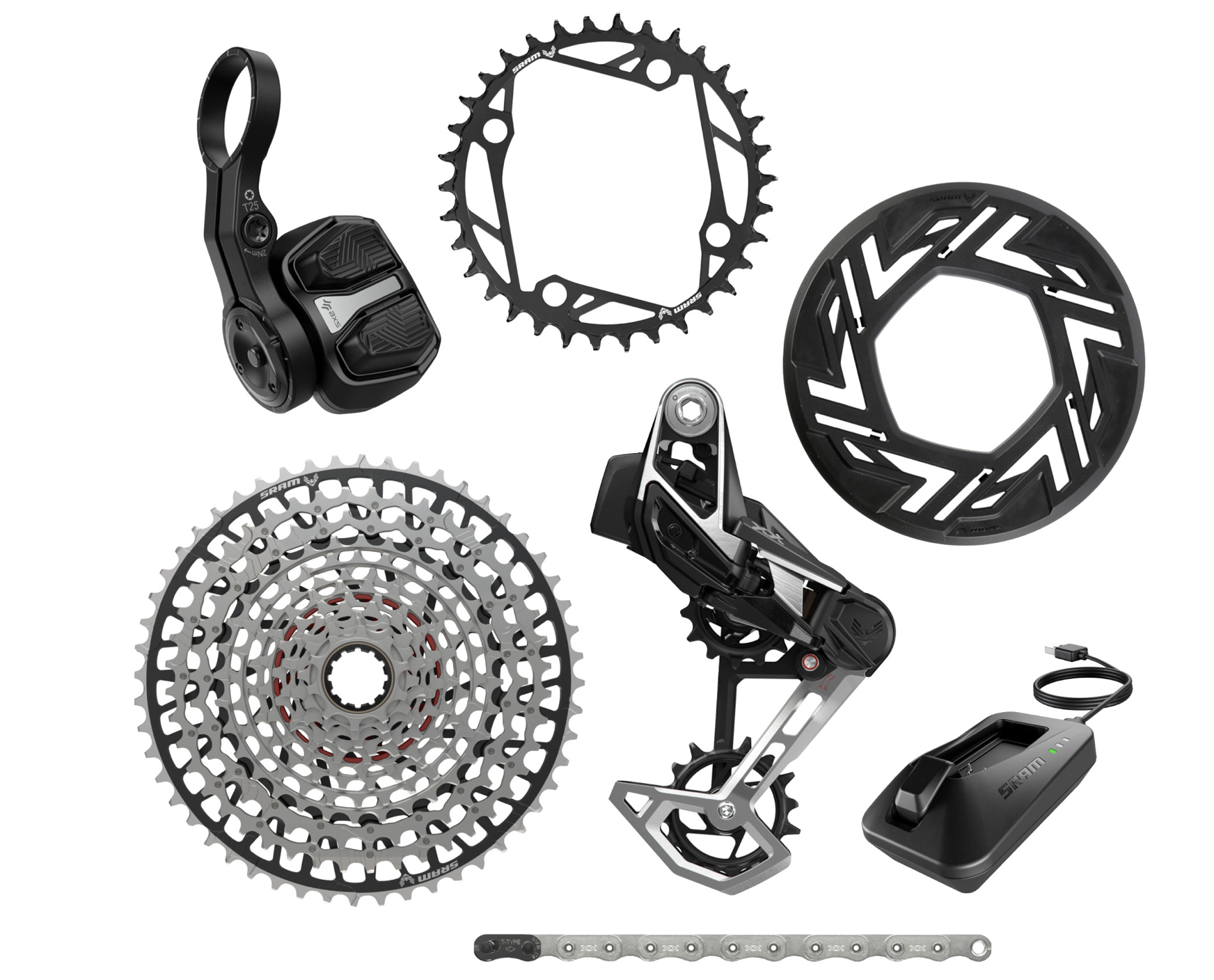 SRAM XX Eagle Transmission Groupset - E-MTB | AXS | T-Type | D1 ...