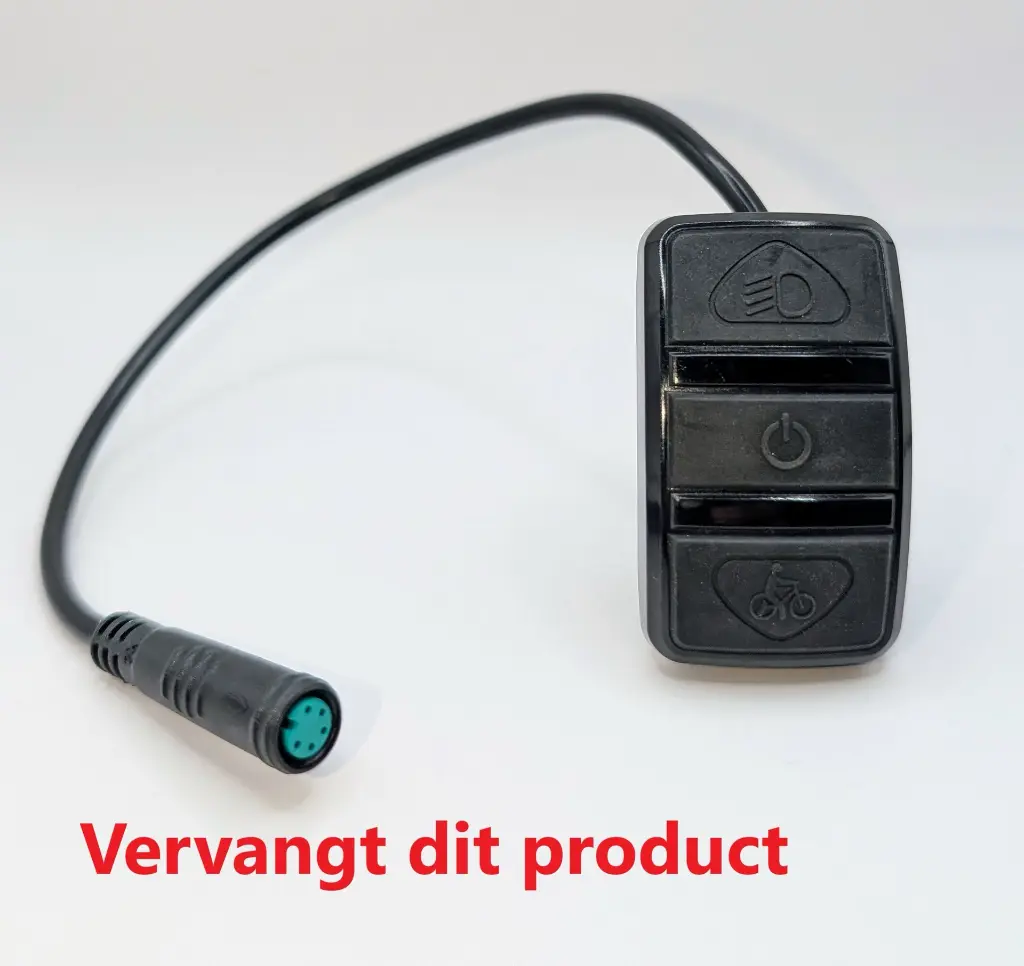 E-bike stuurbediening POD Eleon 3 B01 - CAN zwart - Hermans Bikes & More