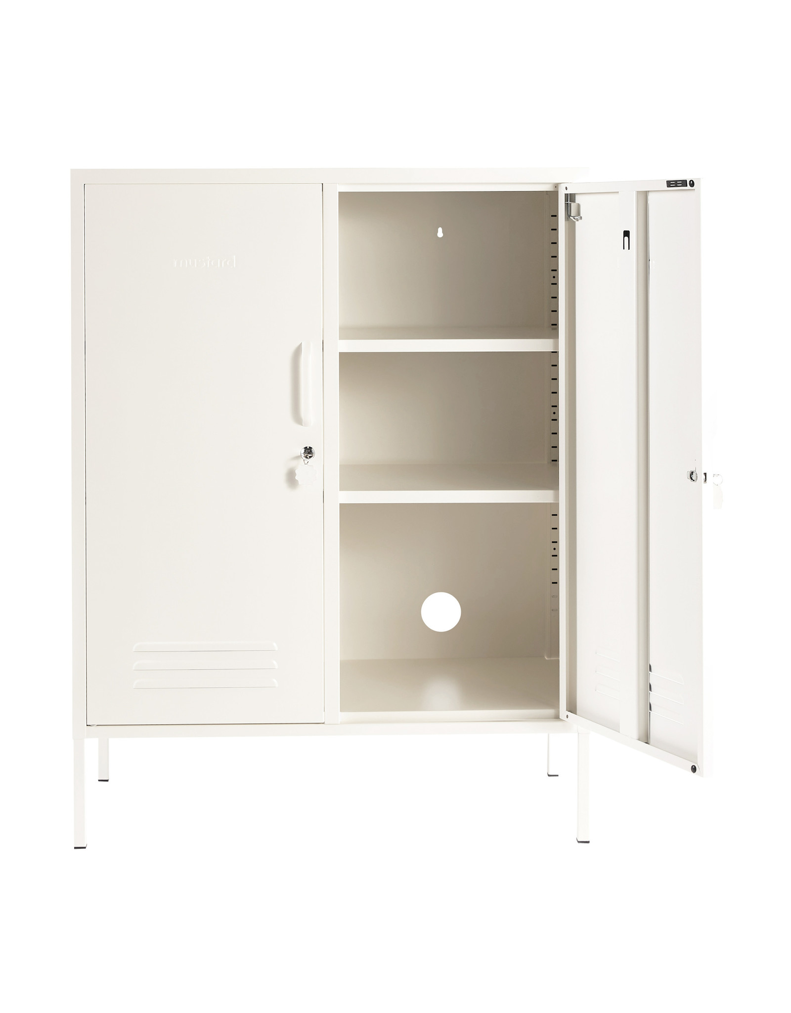 Mustard - The Midi - Kast - Metaal - Wit - Atmosvert