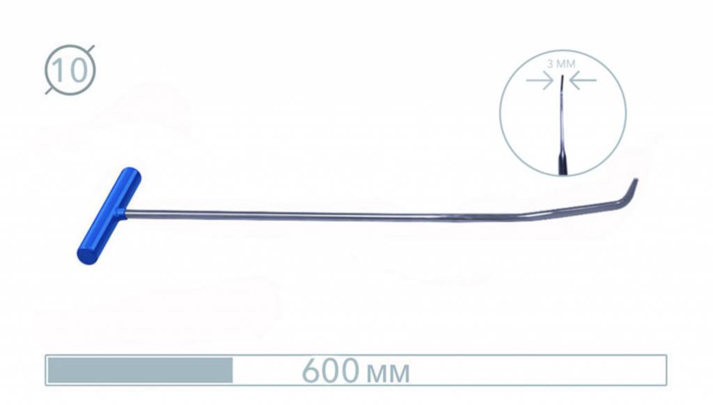 10046 60 CM Edelstahlstab - Car Cosmetics