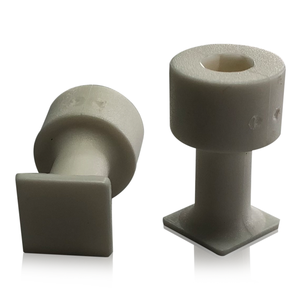 Dent tab adapter white 10x10mm 5 PCS - Car Cosmetics