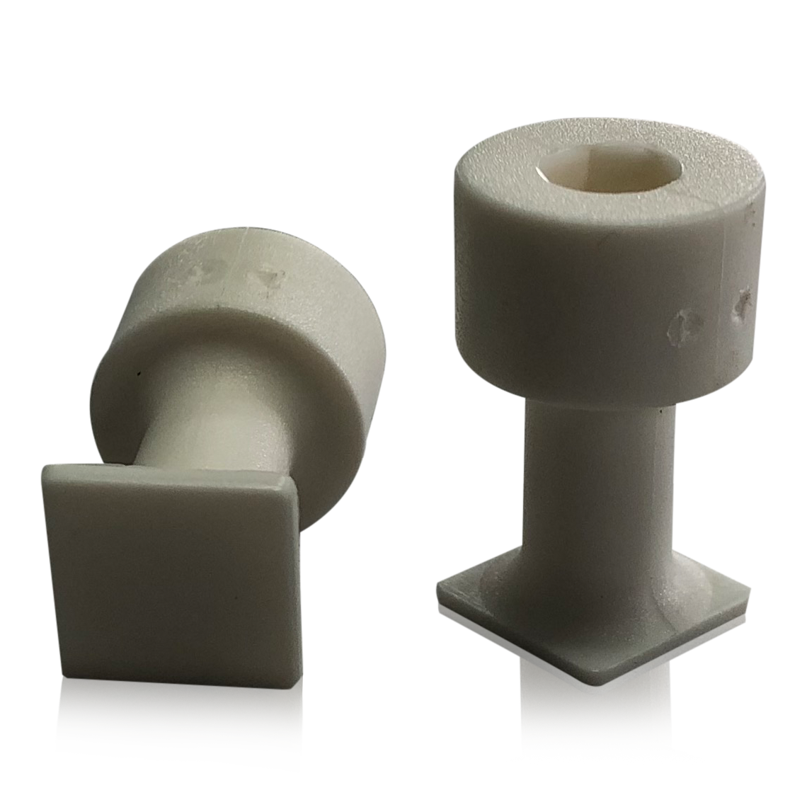 Dent tab adapter white 10x10mm 5 PCS - Car Cosmetics