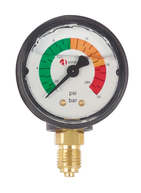 Manometer 1/4" NW500 0-20 BAR - VRSPLUS