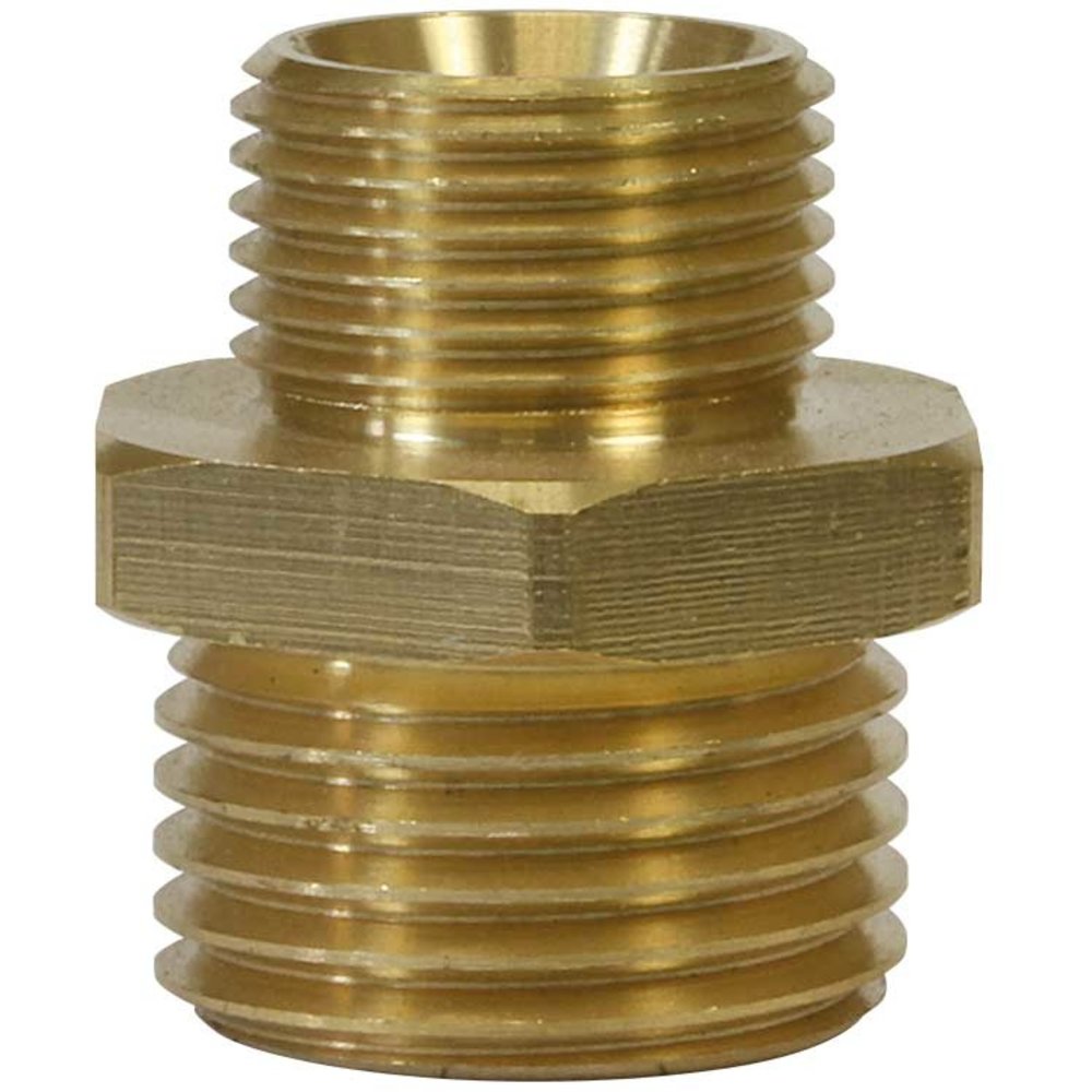 Dubbel nippel, 1/4" AG - 3/8" AG, 400 bar - VRSPLUS