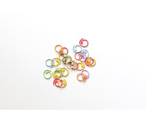 Cocoknits, split ring markers coloured - woolinspires