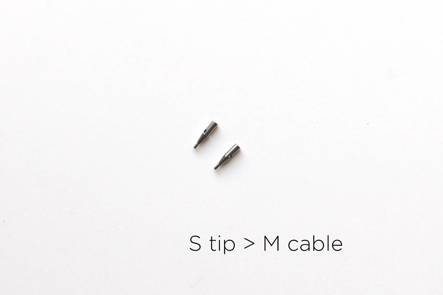 Adapter S tip to M cable - woolinspires