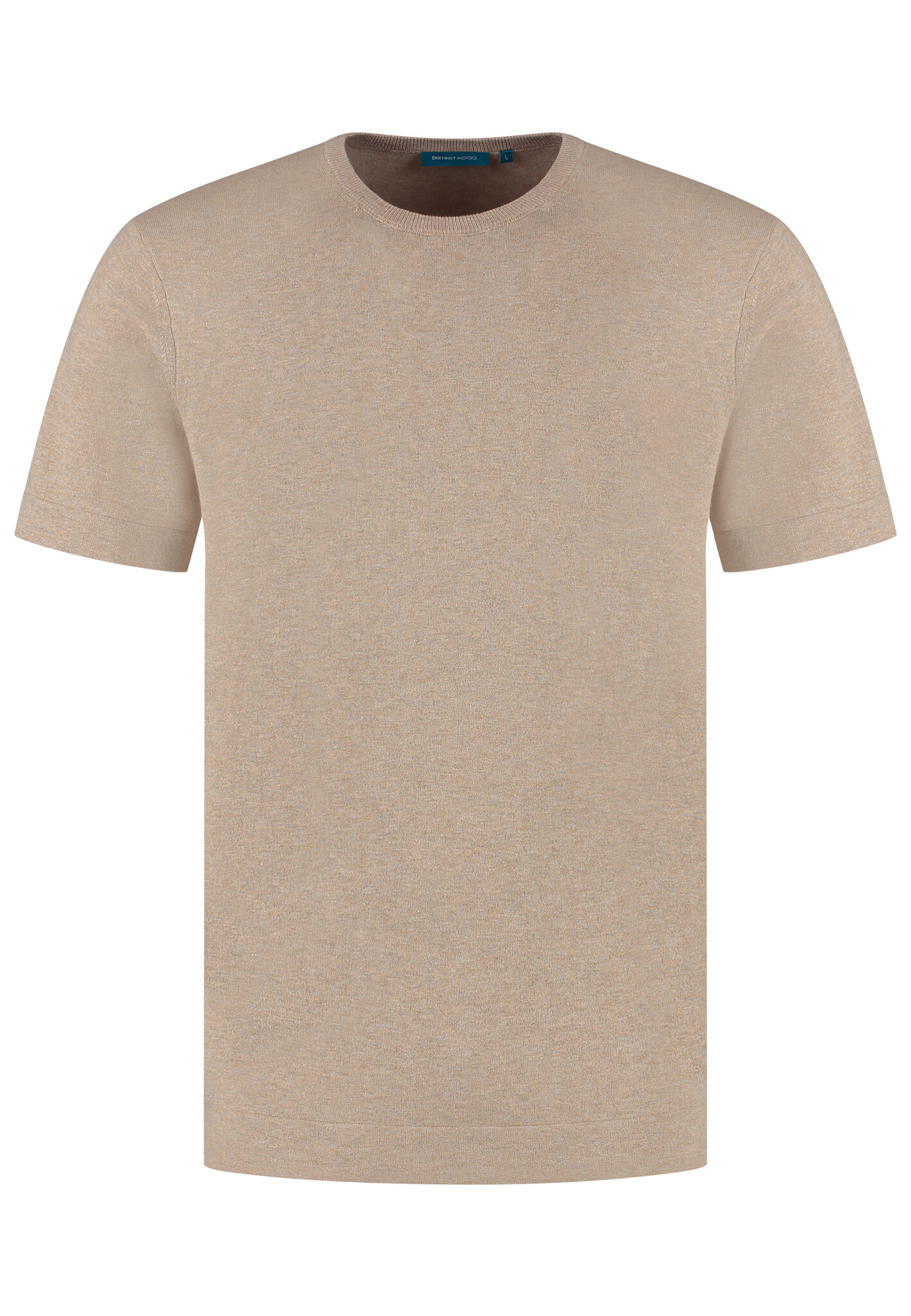District Indigo District Indigo T-shirt Crewneck Sand - District Indigo